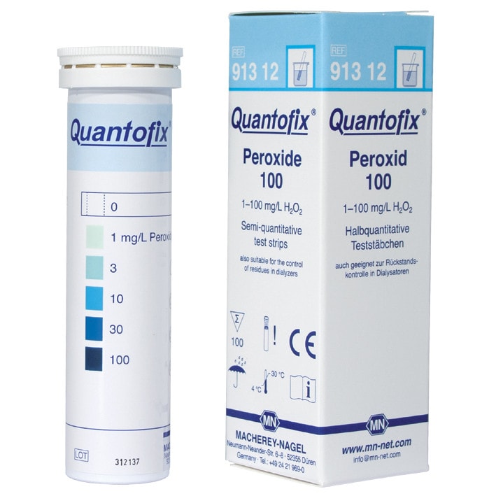 Test Bandelettes Peroxyde 0-100 - Lot de 100 - Le Carré Farago